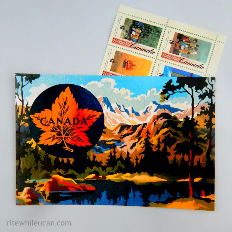 Canadiana postcards - rite while u can